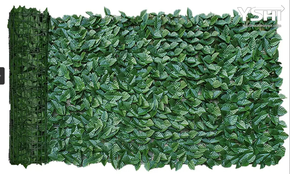 5 ft. H x 10 ft. W Ivy Artificial Polyester Fence Panel