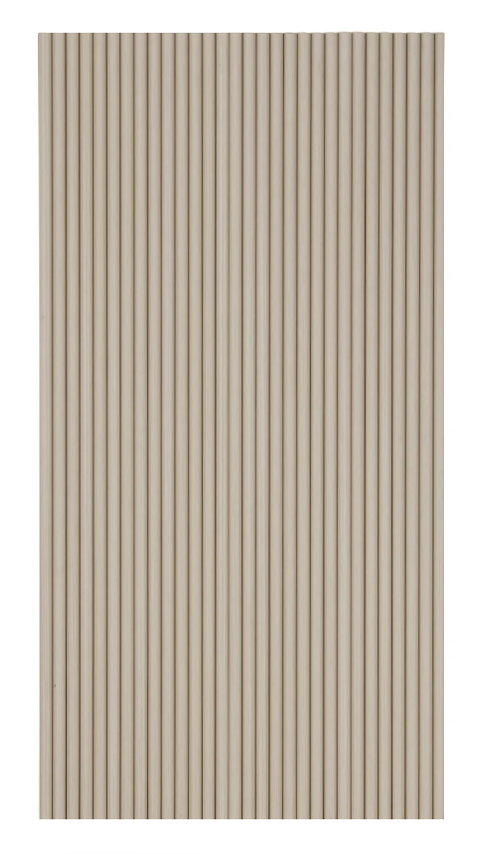 Light Cold Oak Flexible 3D Fluted Semi-Circle Shiplap Wood Wall Panel