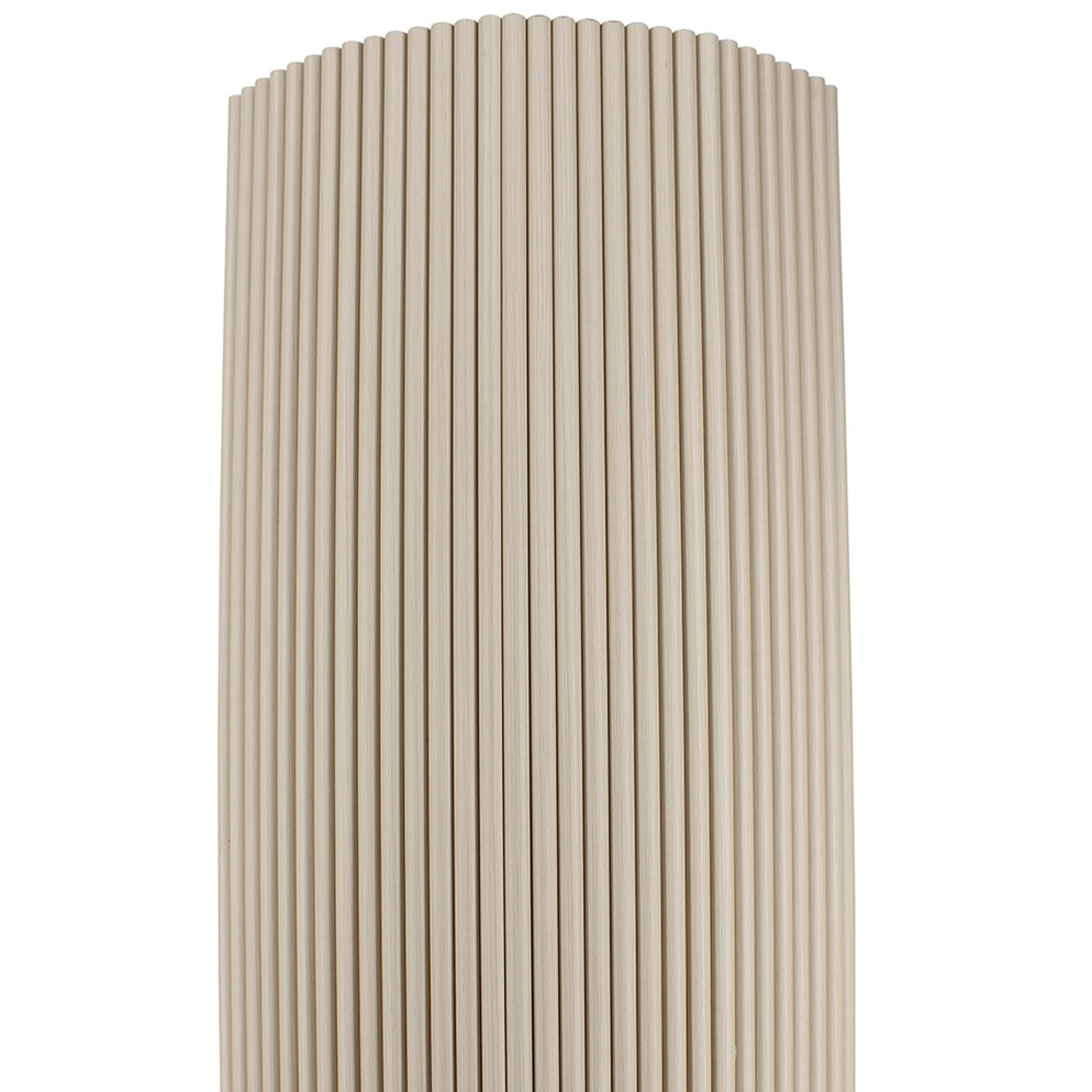 Light Cold Oak Flexible 3D Fluted Semi-Circle Shiplap Wood Wall Panel