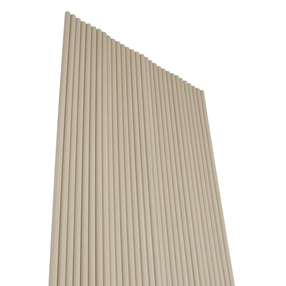 Light Cold Oak Flexible 3D Fluted Semi-Circle Shiplap Wood Wall Panel