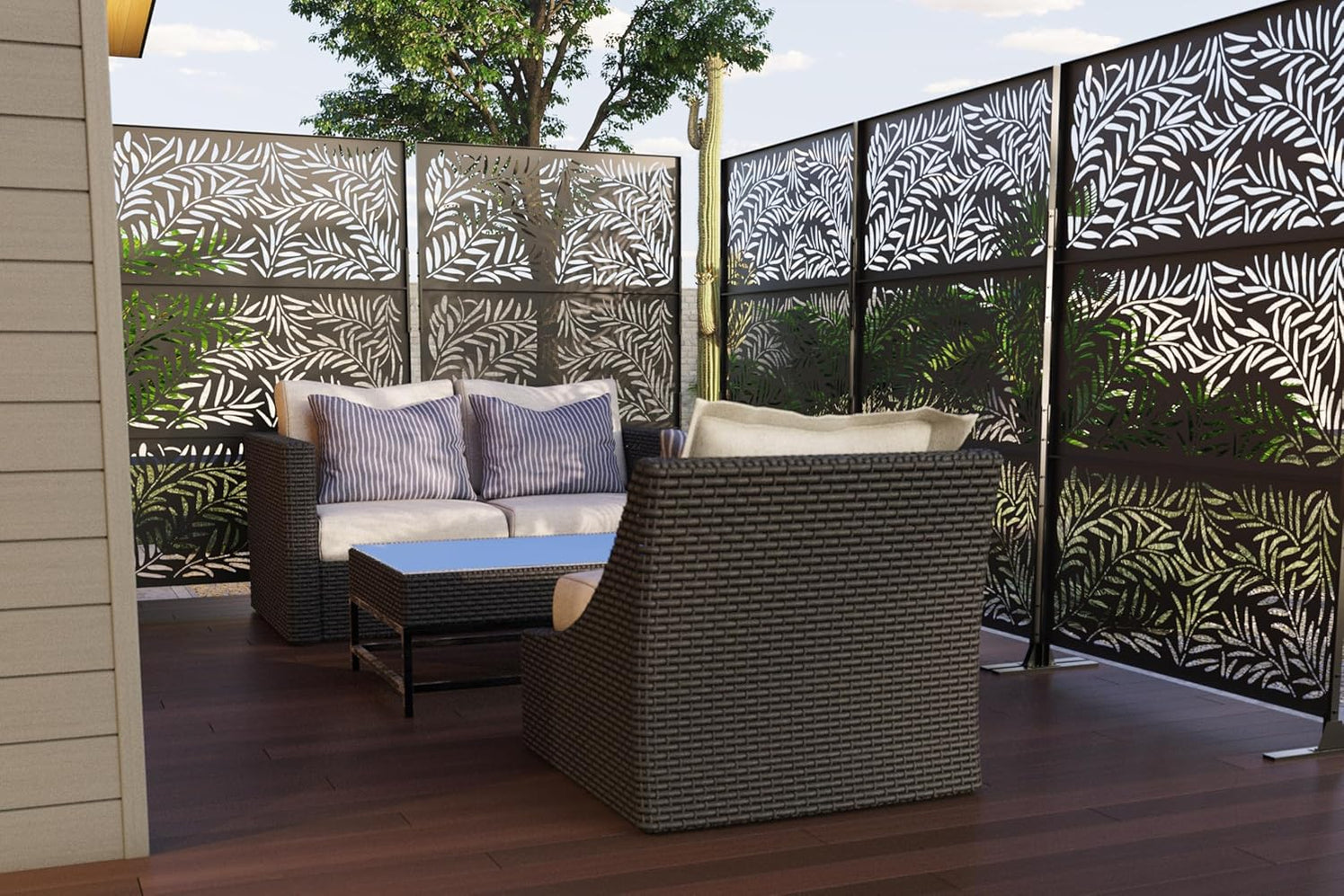 Metal Privacy Panels