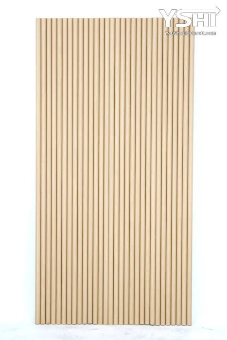 Light Cold Oak Flexible 3D Fluted Semi-Circle Shiplap Wood Wall Panel ...