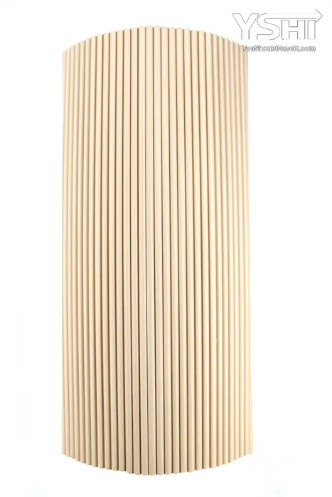 Light Cold Oak Flexible 3D Fluted Semi-Circle Shiplap Wood Wall Panel ...
