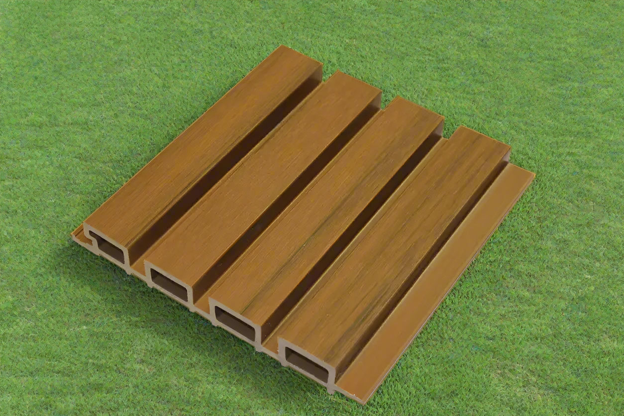 TeakA1 Teak Composite Siding Slat Panels for Exterior Outdoor Walls ...
