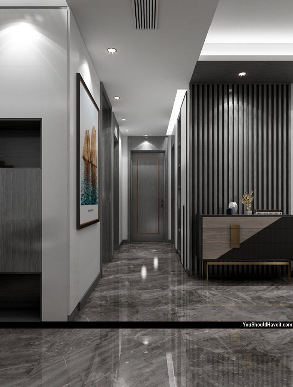 Driftwood Slat Wood Wall Panels - 94" Long x 5 3/4" Width - YouShouldHaveIt